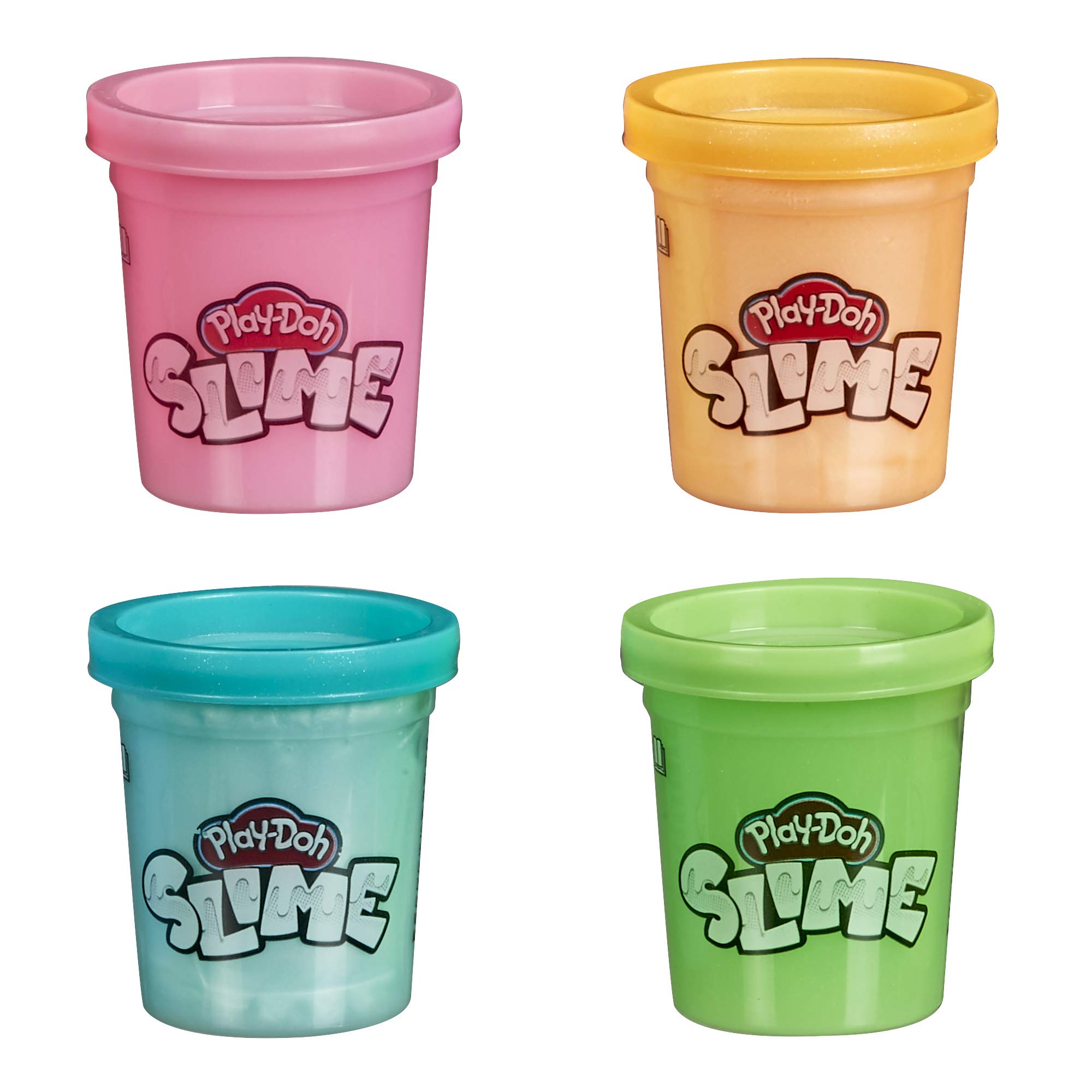 Buy Play-Doh Slime: Super Stretch, and HydroGlitz 12 Color Variety Pack ...