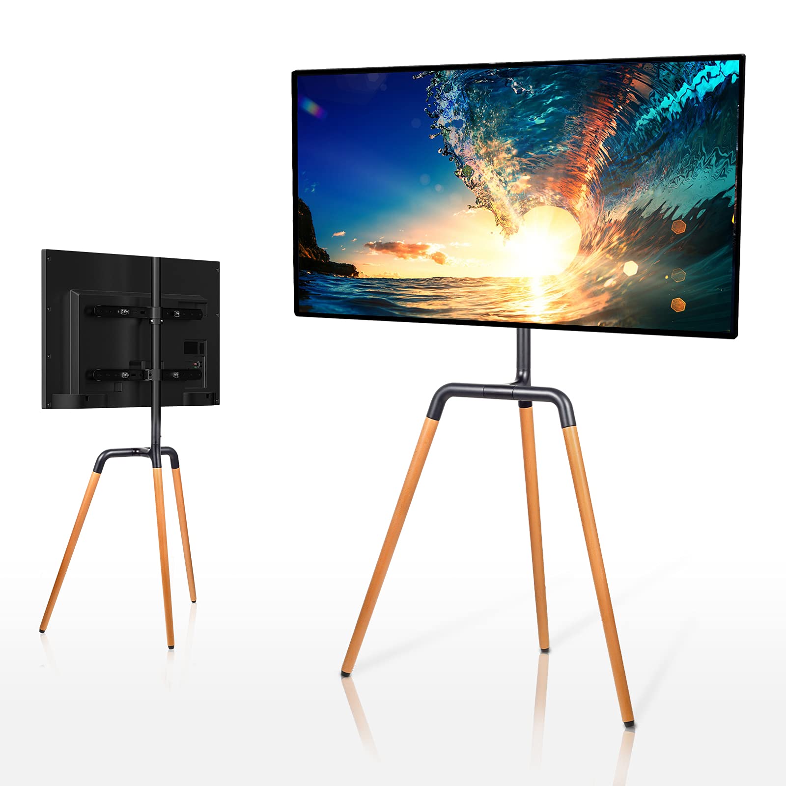 Buy Artistic Tripod Easel TV Floor Stand for 45-65 Inch Screens ...