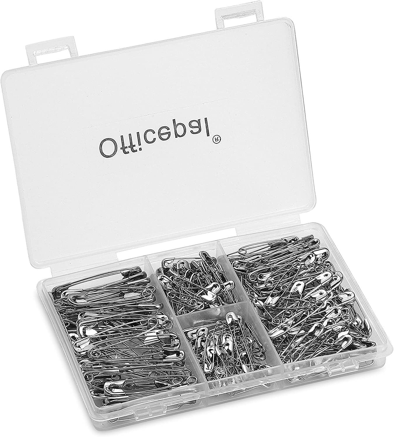 JKG® 50 x SAFETY PINS Assorted Sizes - Small Medium Large Safety Pins ...