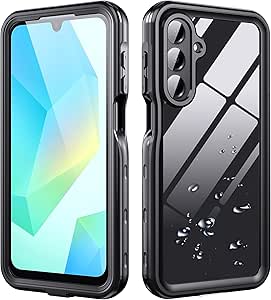 Amazon.com: Hllhunkhe for Samsung Galaxy A16 5G Case Waterproof, [IP68 Waterproof Dustproof ...