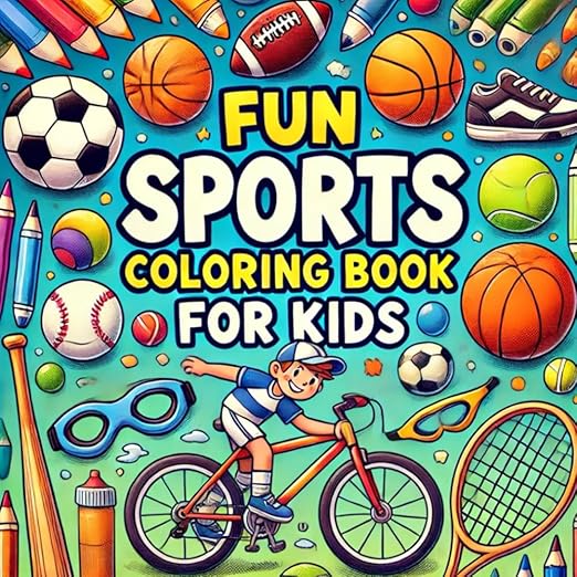 The Ultimate Sports Coloring Book for Kids: Steele, Mr Gamal ...