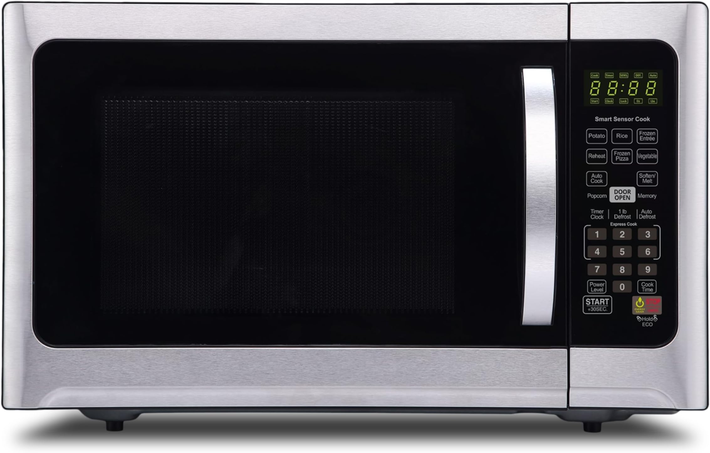 Amazon.com: GE JES1145SHSS Microwave Oven, Compact 1.1 Cubic Ft, 950 ...