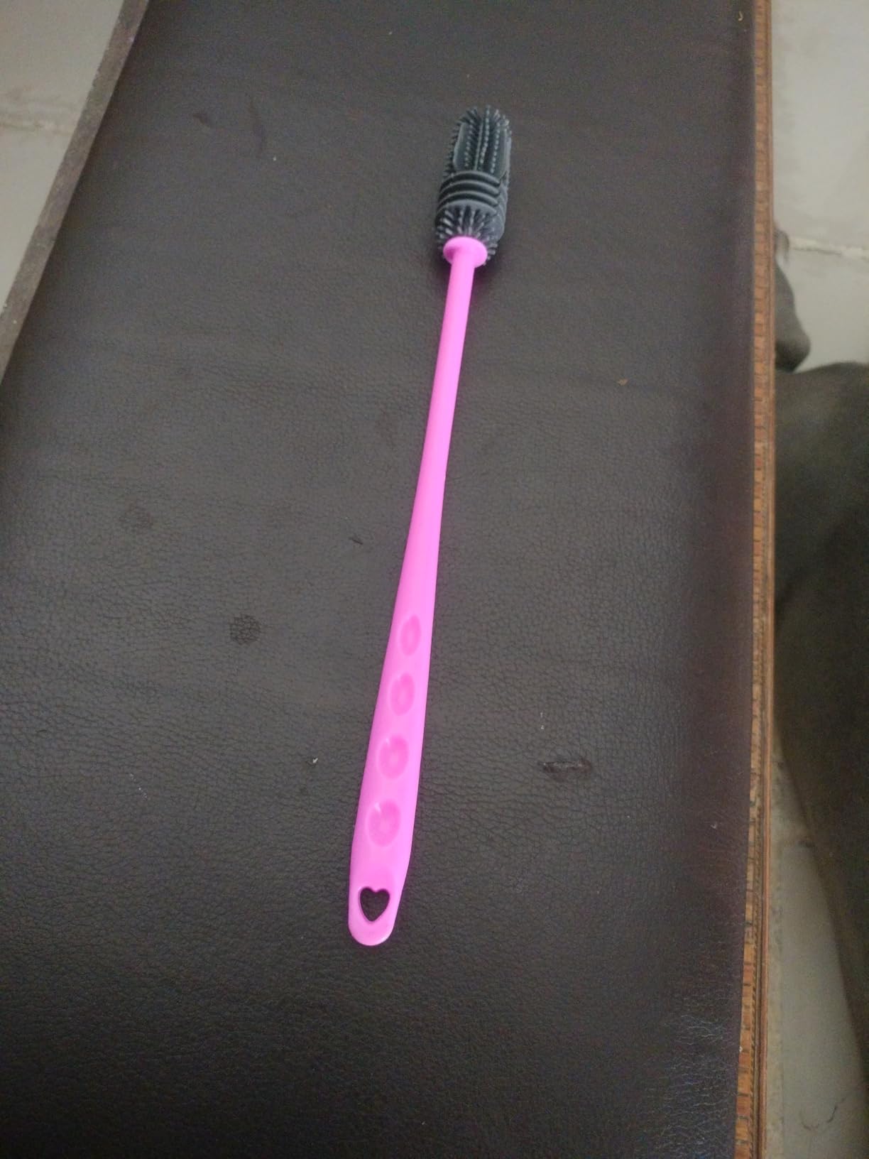 T TOPLINE Bottle Cleaning Brush Silicone Long Handle, Water Bottle ...