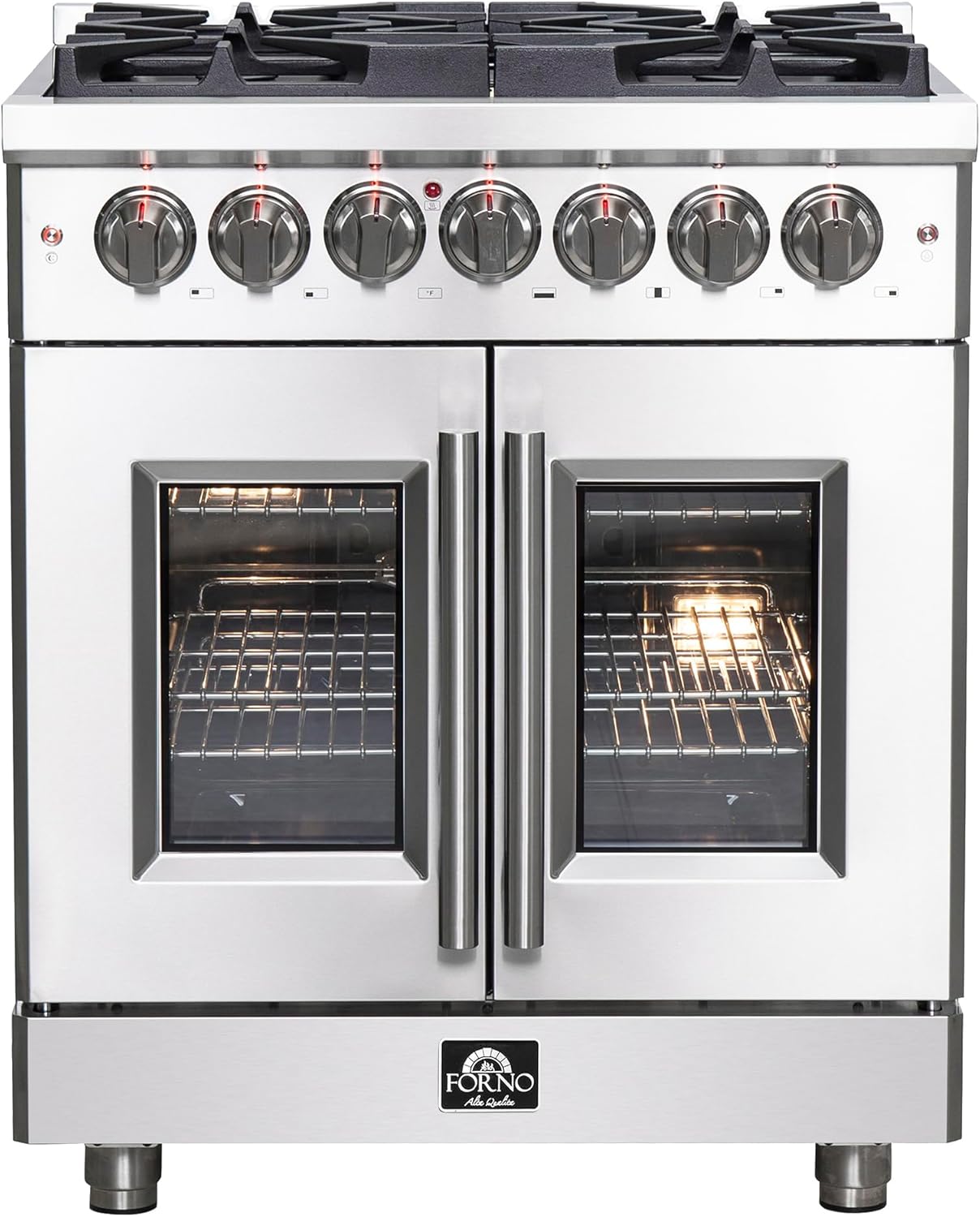 Amazon.com: Forno Massimo 30″ Freestanding Dual Fuel Range with 5 ...