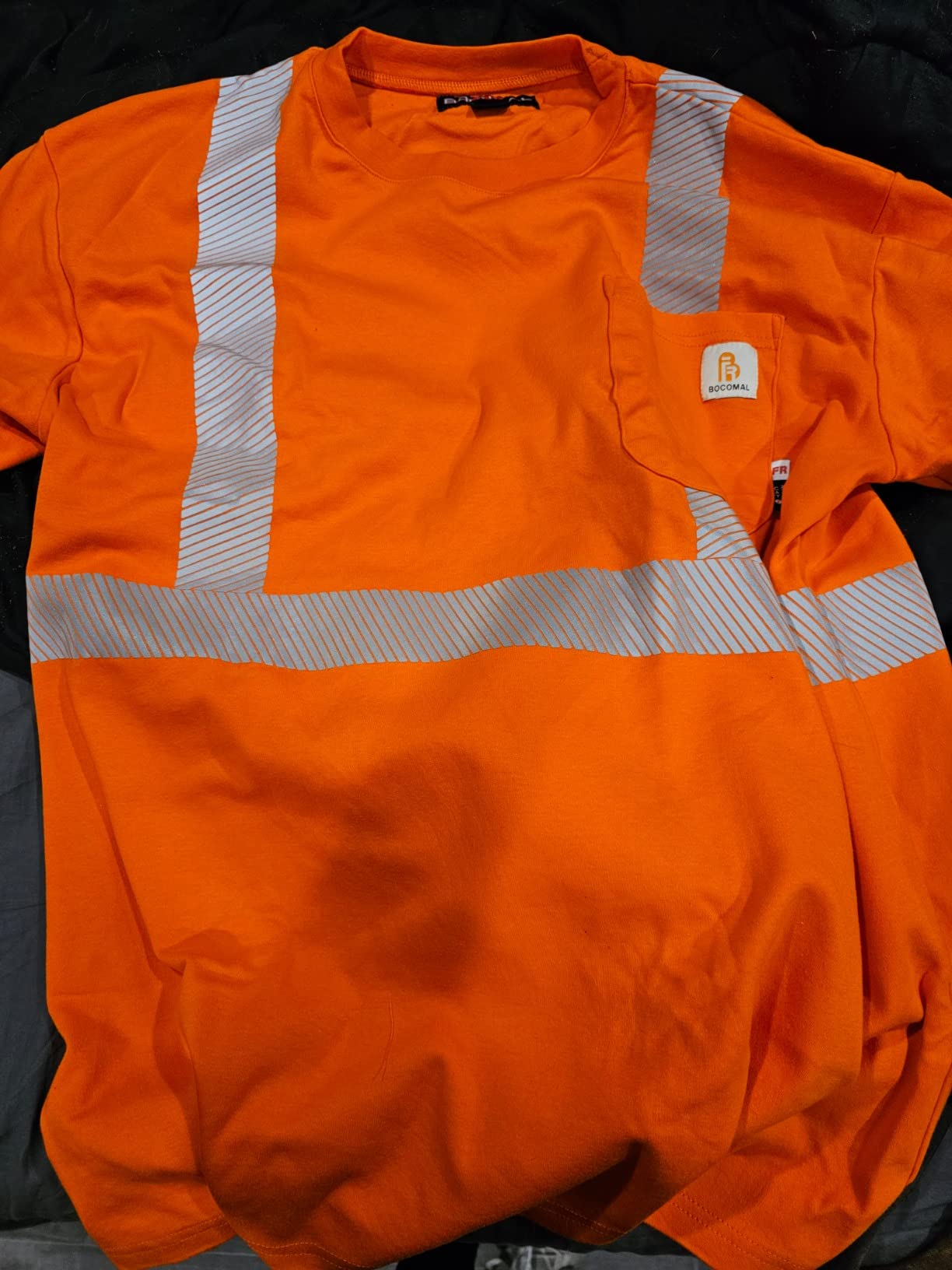 Amazon.com: BOCOMAL FR Tee Shirts High Visibility/Hi Vis Flame ...