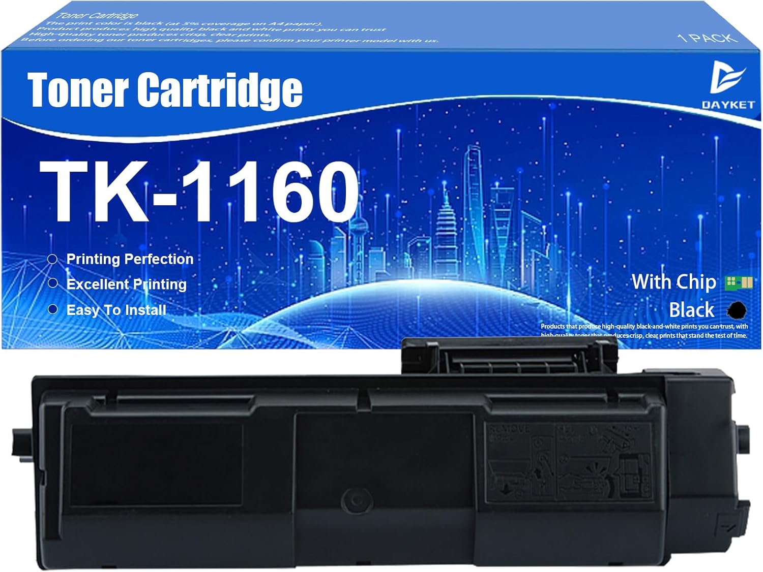 Amazon.co.jp: For Kyocera TK-1160トナーカートリッジ交換用TK1160トナーカートリッジの交換ECOSYS ...