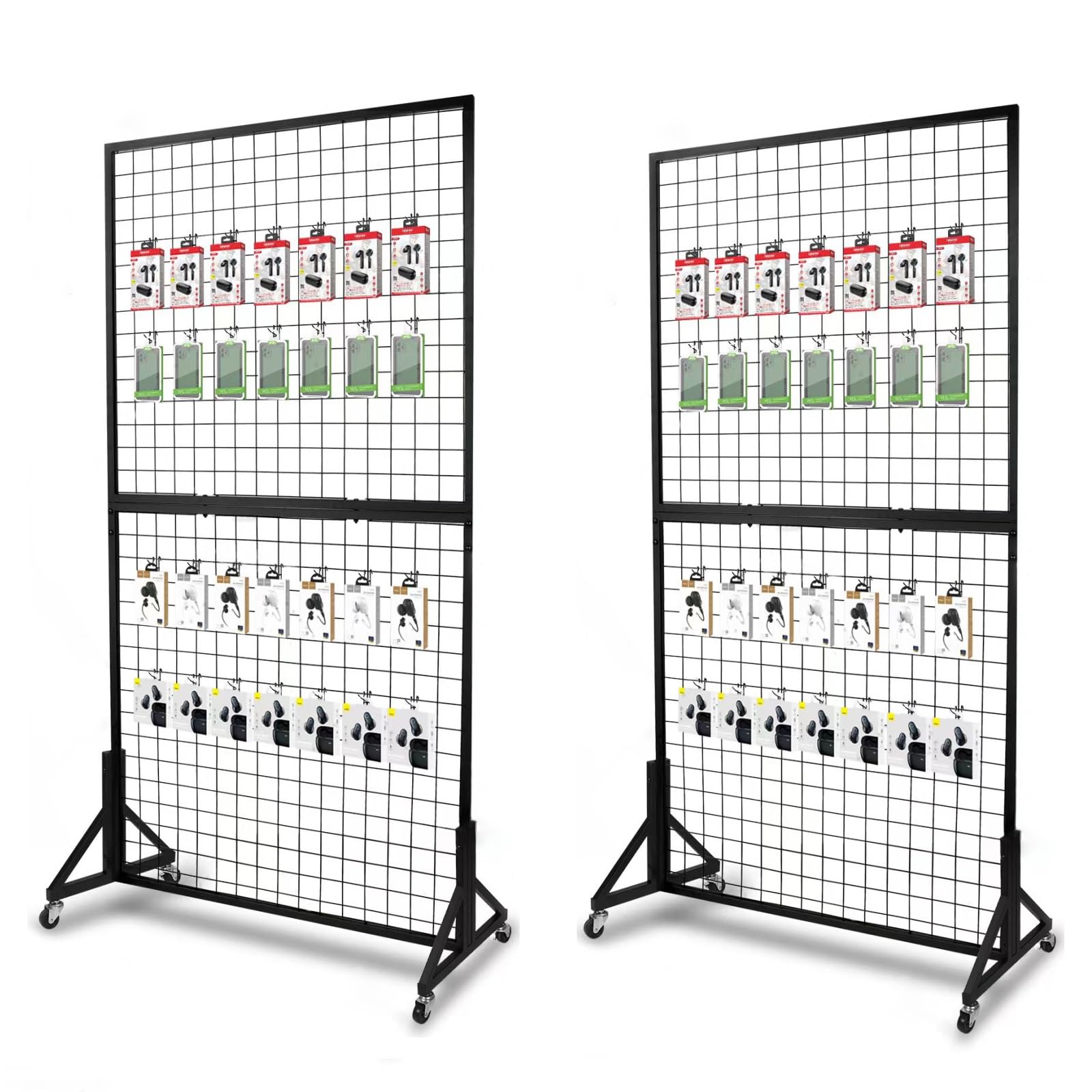 Amazon.com: NectaCol 2 Packs 3'x 6' Two-Double Gridwall Panel Display ...
