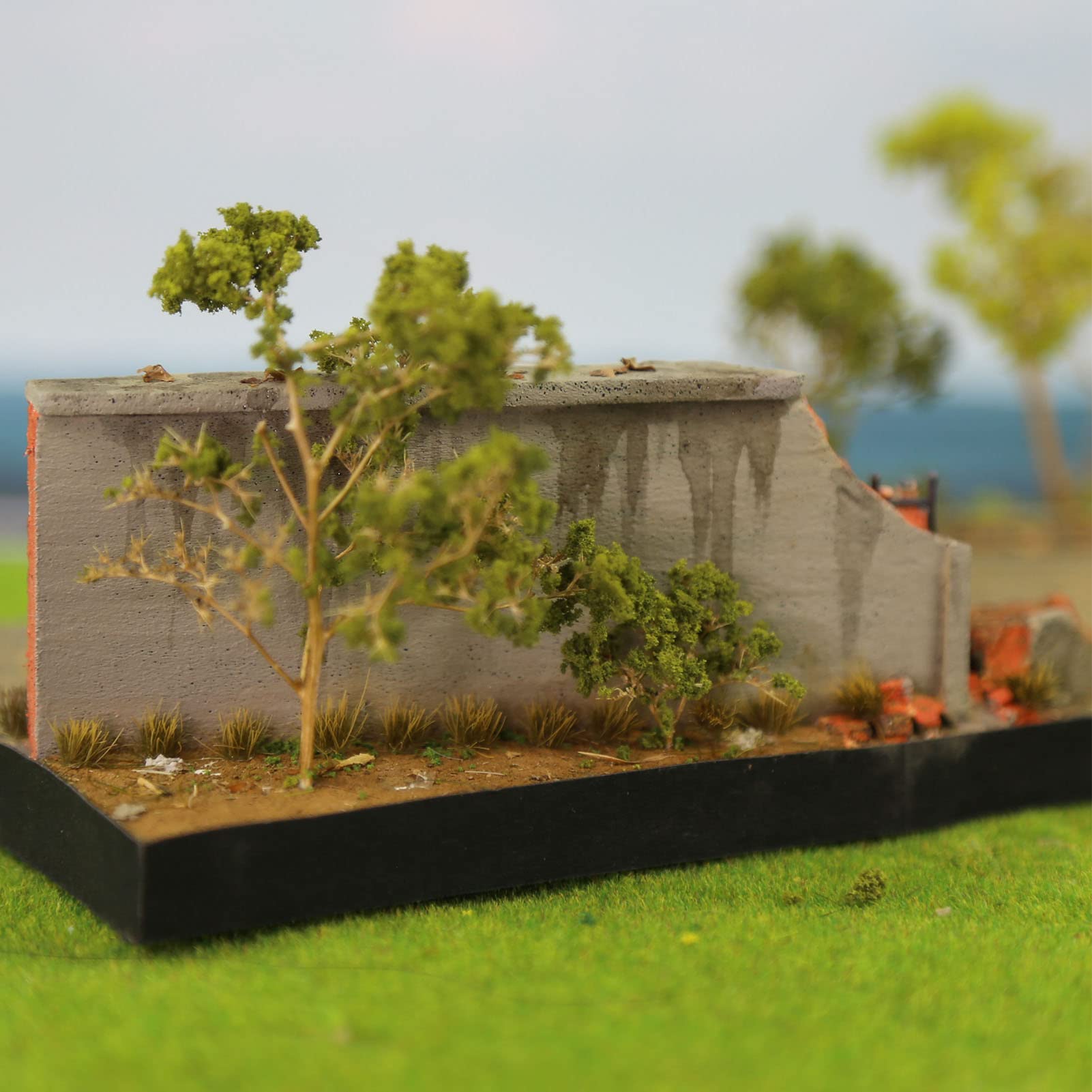 Model Scenery Bushy Tufts Lowland Shrubs Tuft Terrain Model Kit Static ...