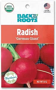 Amazon.com : Back to the Roots - 100% Organic Seed Packet - Radish ...