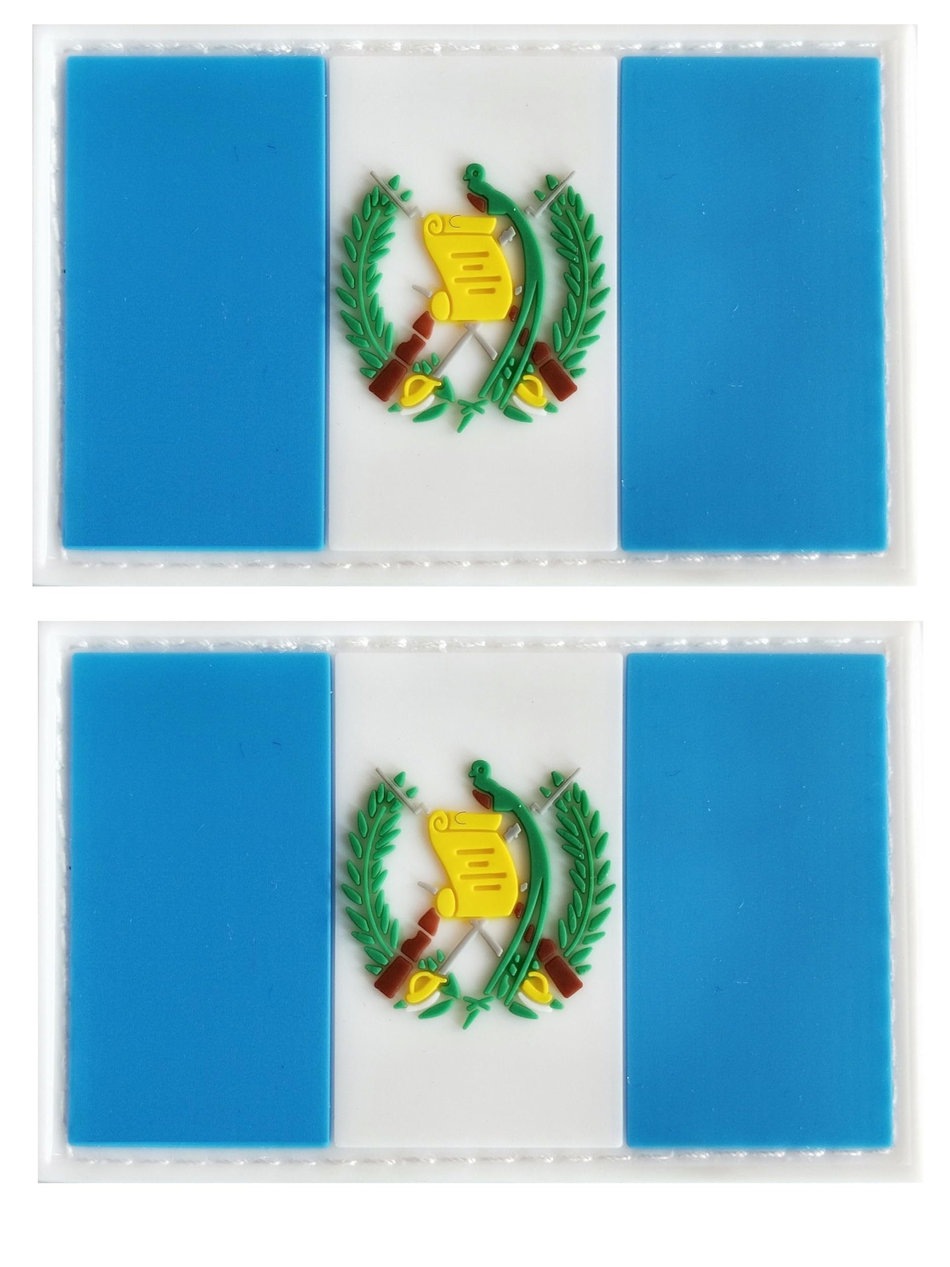 Amazon.com: Guatemala Flag Patch Guatemala PVC Rubber Hook & Loop Fastener Patch for Hats ...