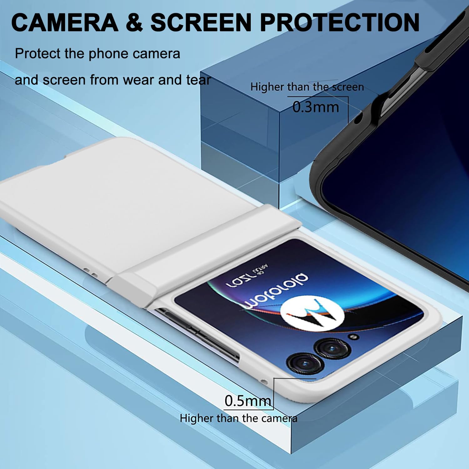 Snapklik.com : NINKI Compatible Motorola Razr Plus Case 2023