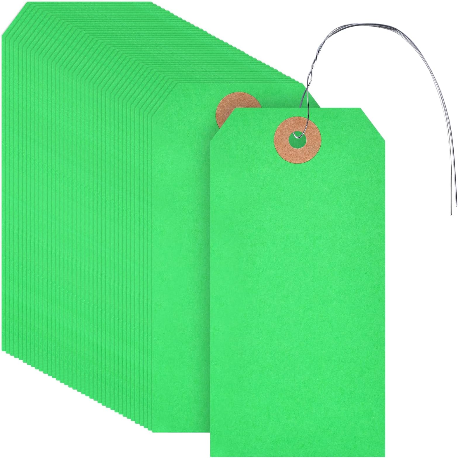 Amazon.com : SallyFashion 120PCS Blank Shipping Tags, 4 3/4 x 2 3/8 ...