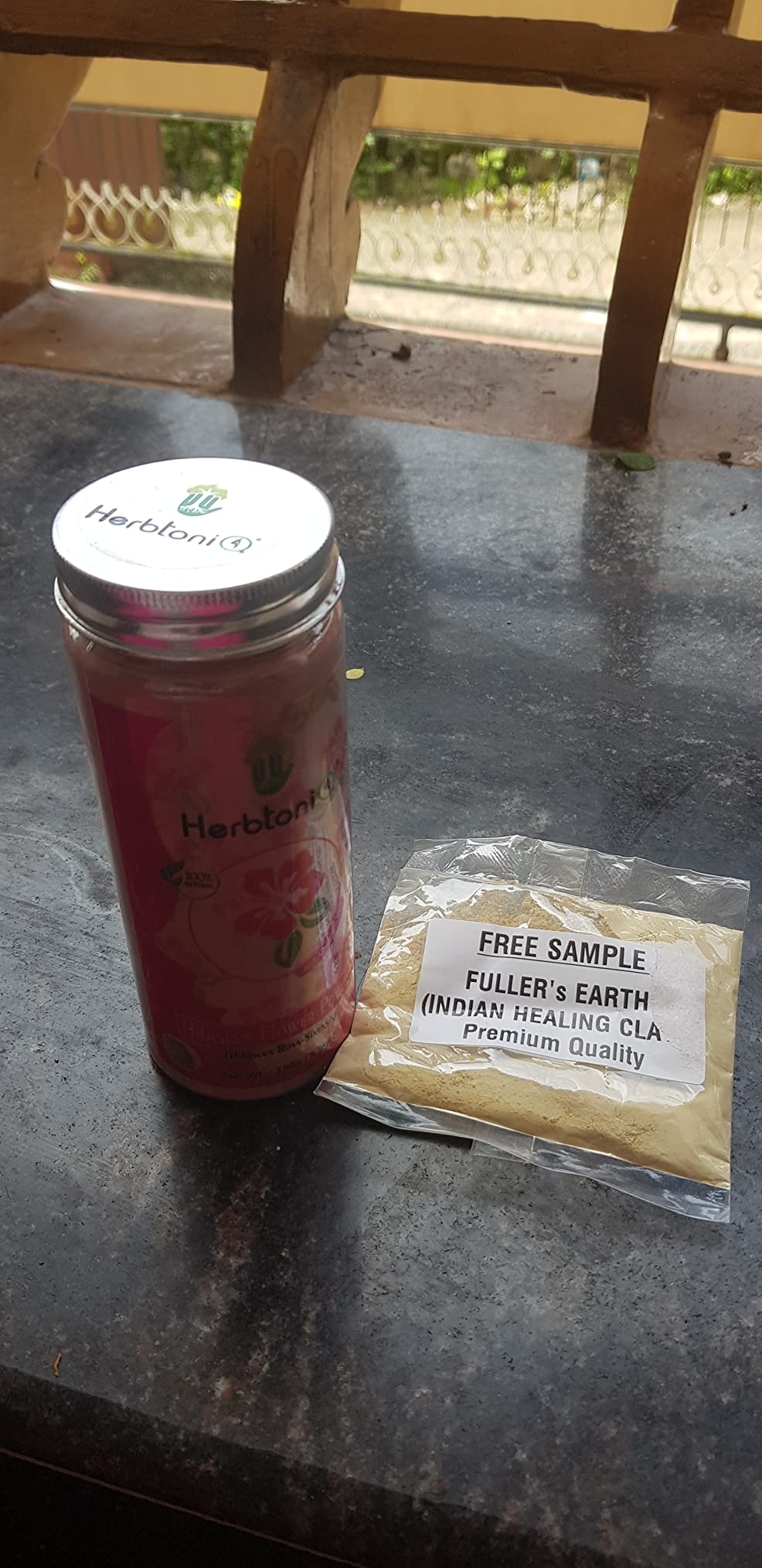 Herbtoniq Organic Hibiscus Flower Powder Ideal for Face Pack and Hair ...