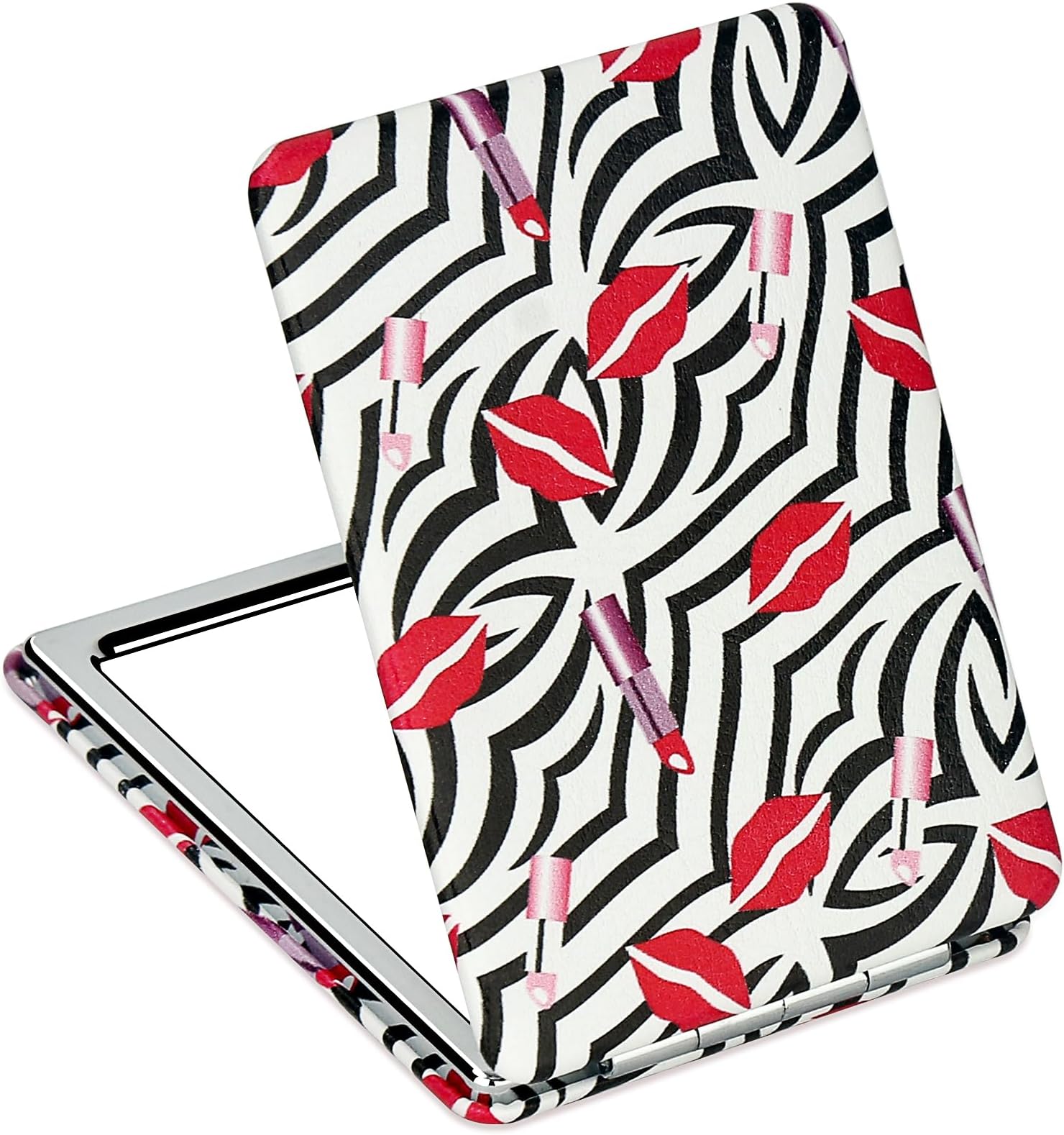 BNFGD Makeup Compact Mirror, Portable Folding Makeup Pocket Mirror for ...