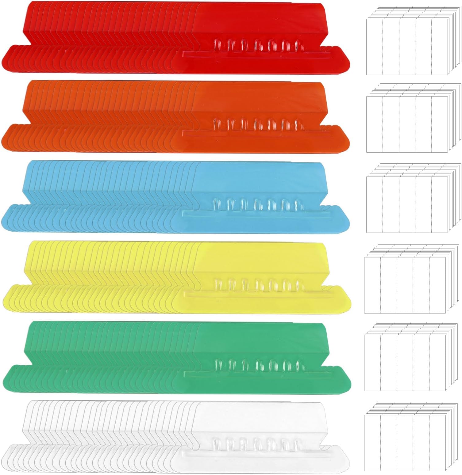 Amazon.com : Jovitec Hanging File Tabs and Inserts, 60 Sets File Folder ...