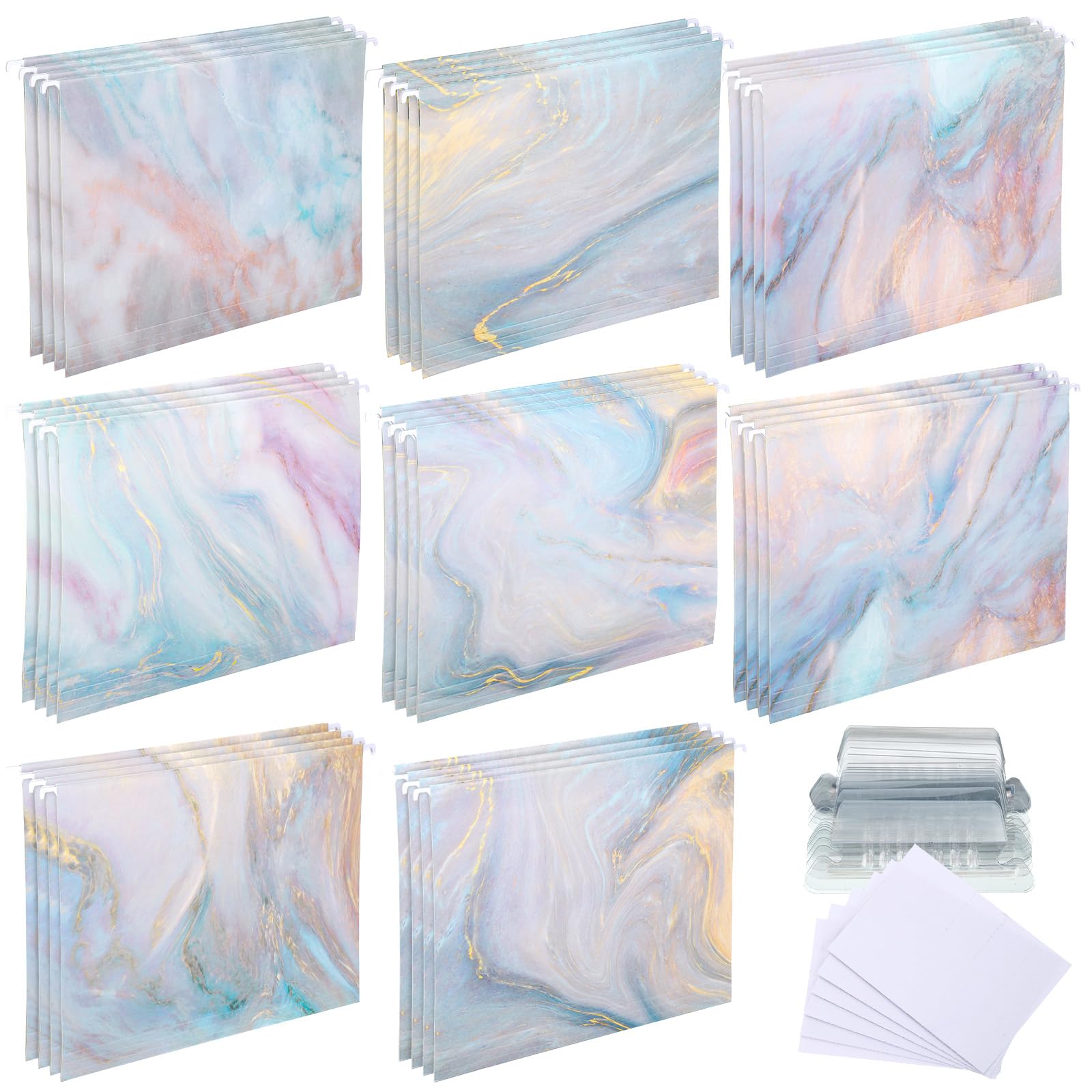 32 Pcs File Folder Value Pack, 8 Pretty Graphic Designs, Including ...