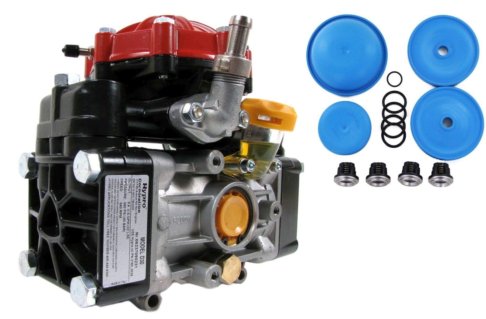 Hypro D30 Repair Kit Diaphragm Pump Parts Hypro D30 BlueFlex Complete ...