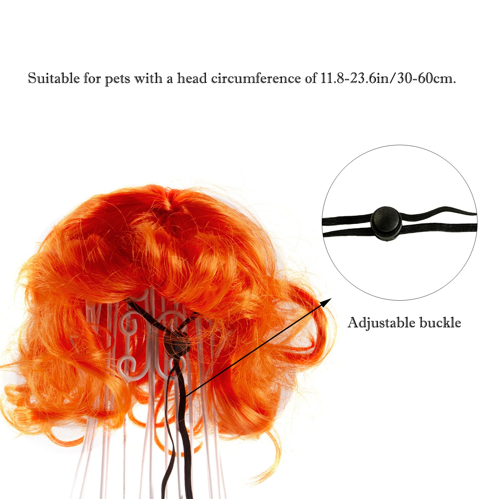 Dog Wigs For Small Dogs Bamy Dog Wig Costume - Funny Pet Dog Headwea ...