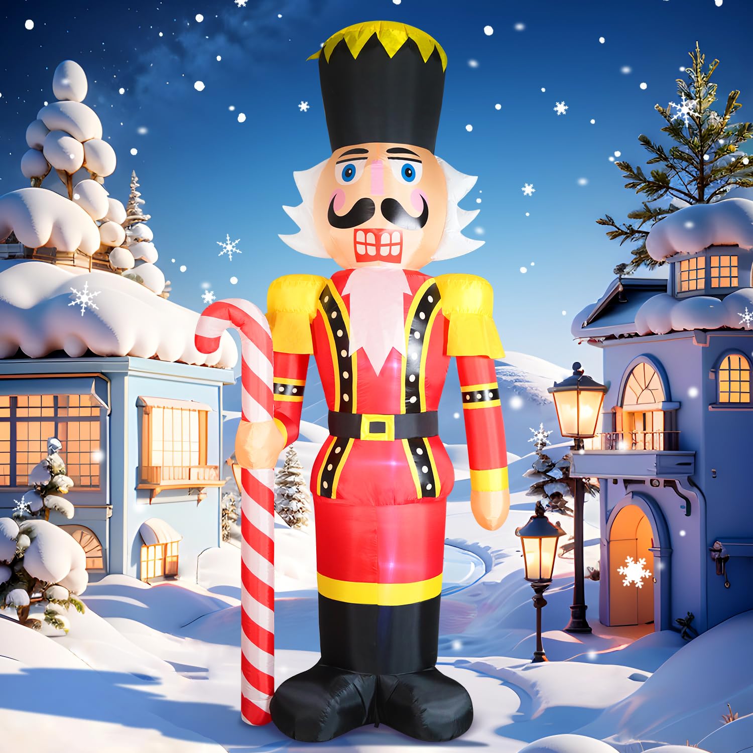 Amazon.com: 12FT Christmas Inflatables Nutcracker, Giant Nutcracker ...