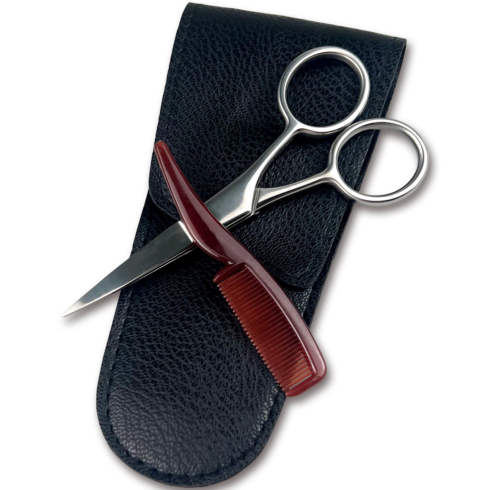 Amazon.com: Mustache Grooming Set - Precision Mustache Scissors and ...