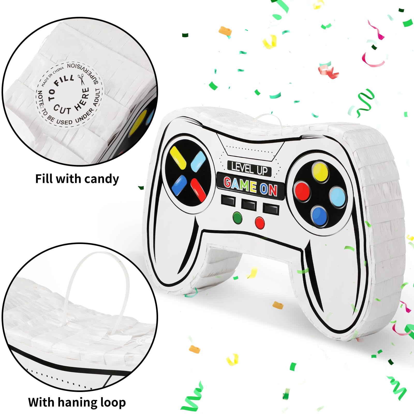 Video Game Controller Pinata Bundle Fiesta Gaming Controller Pinata Set ...