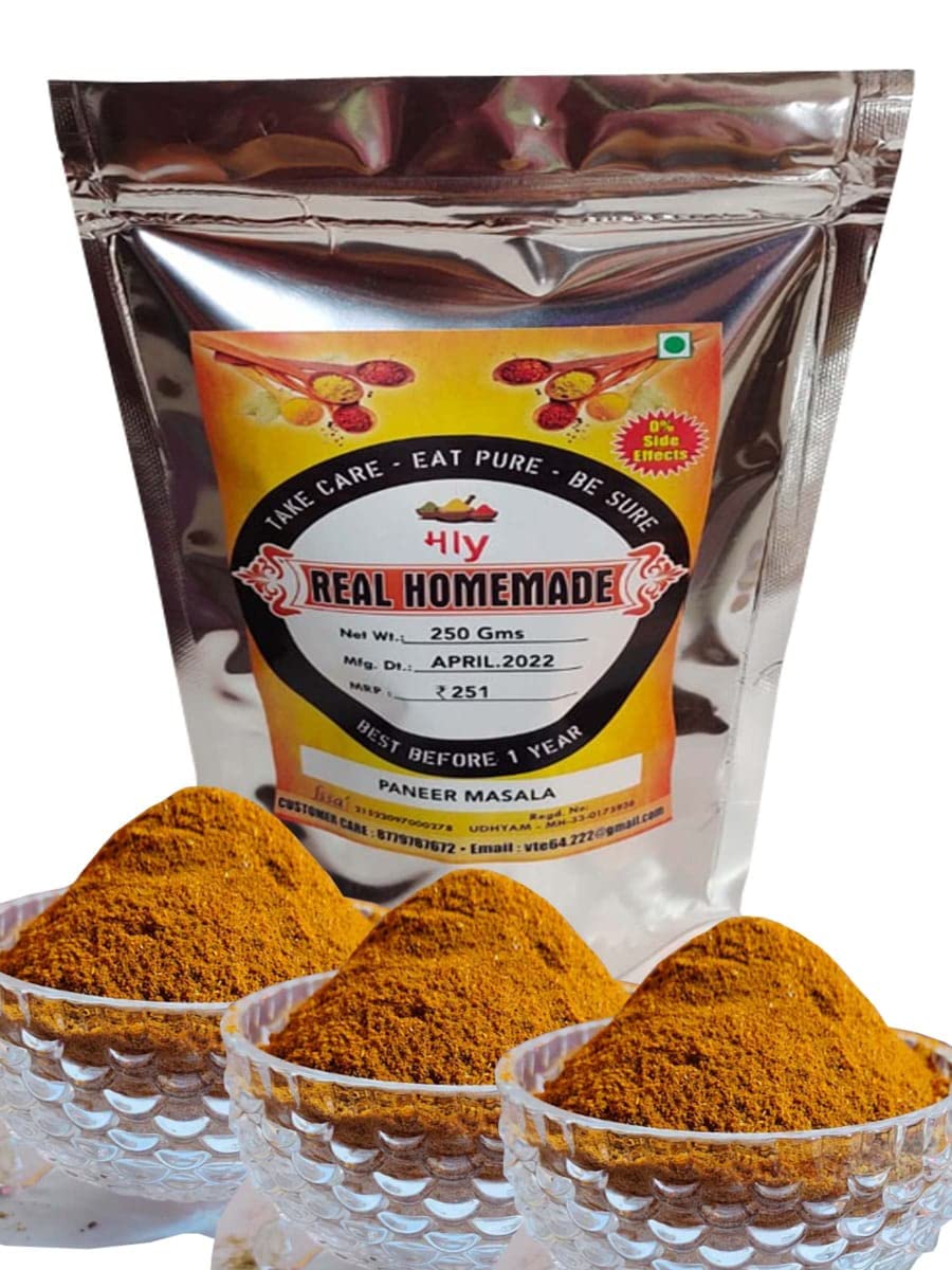 My Real homemade masala Paneer masala 250gm No preservatives : Amazon ...