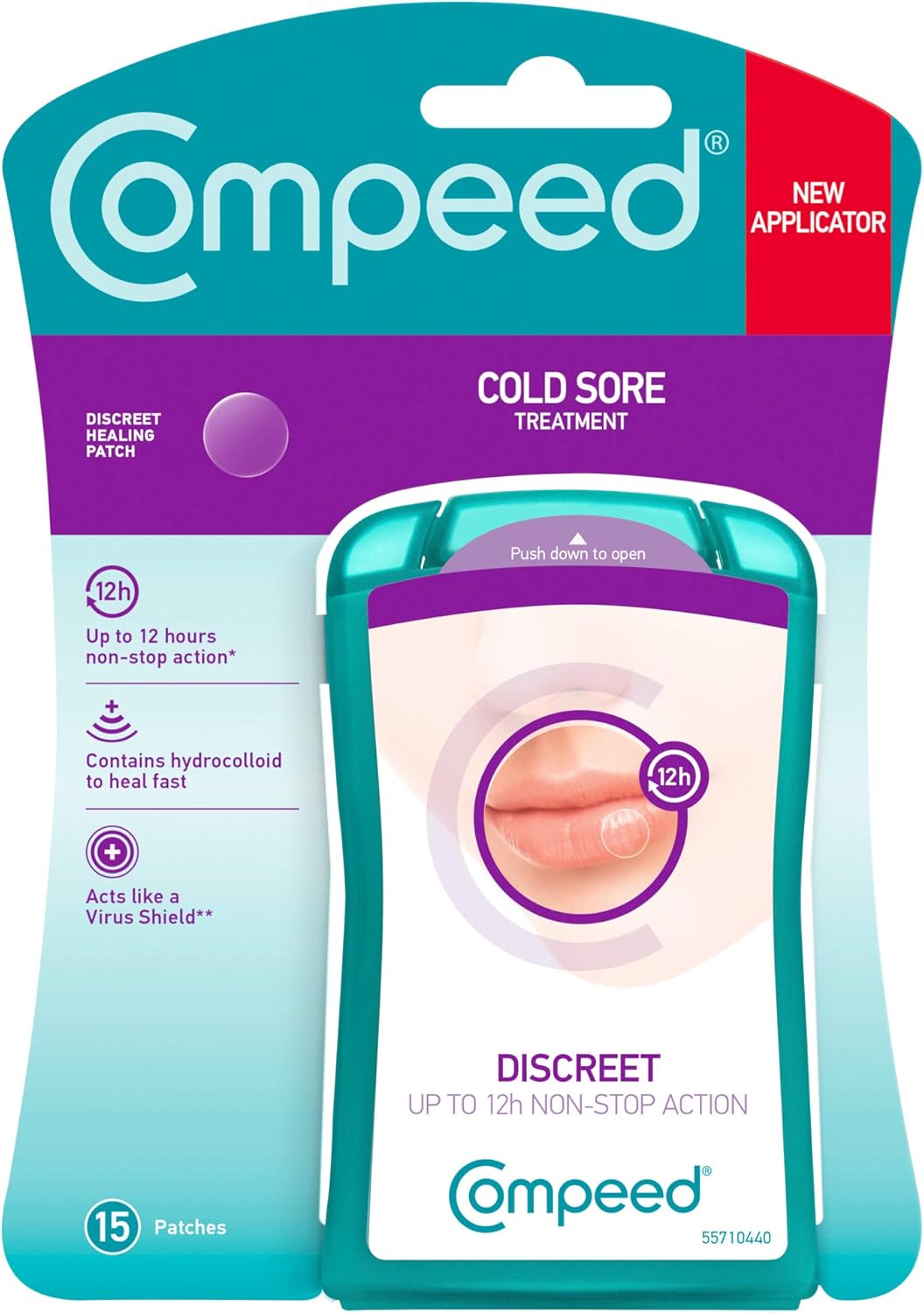Compeed Cold Sore Patch, 30 Patches (2 Packs of 15 Patches) : Amazon.co ...
