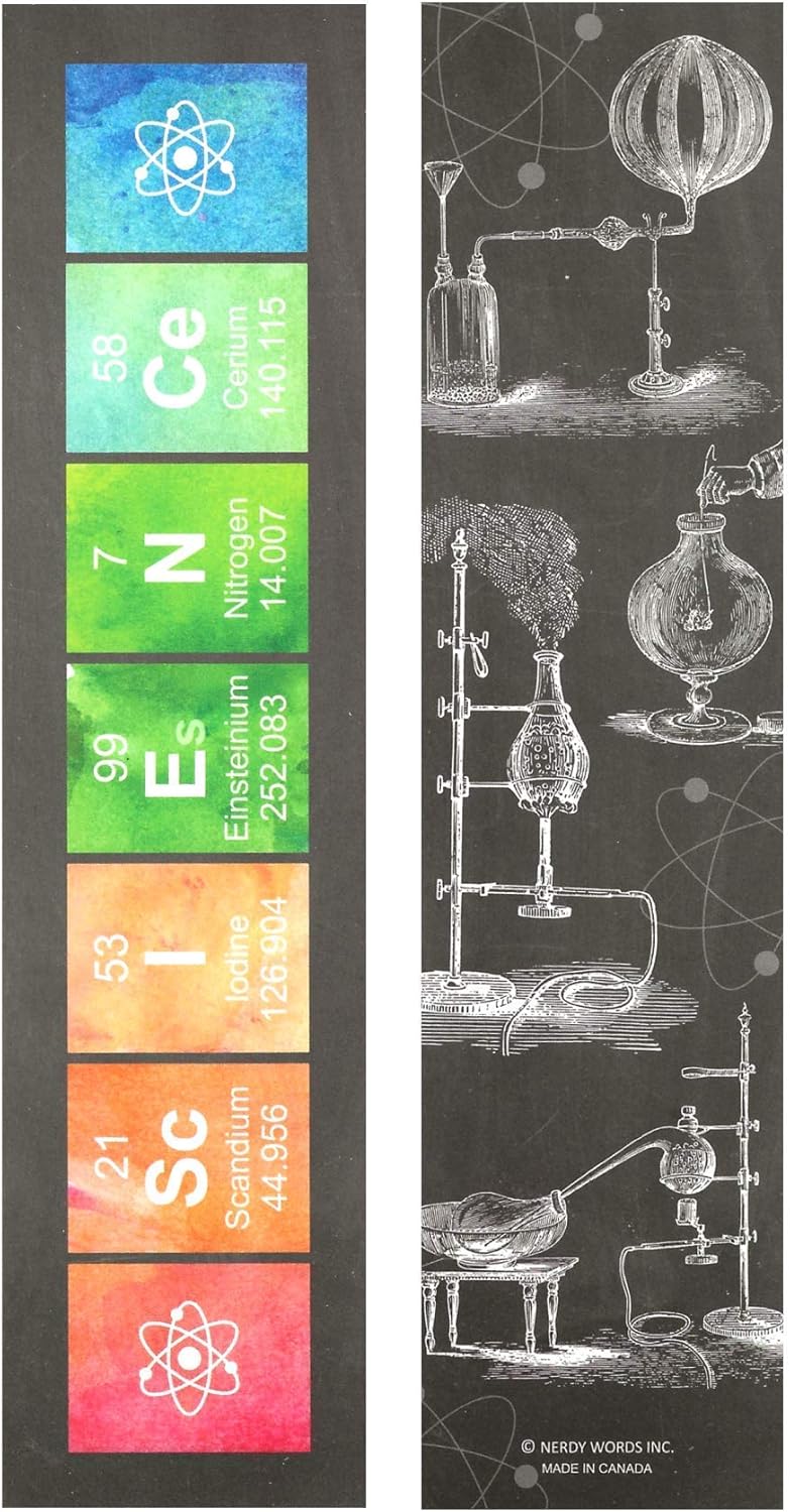 Amazon.com : Chemistry Science Periodic Table Paper Bookmarks for Class ...