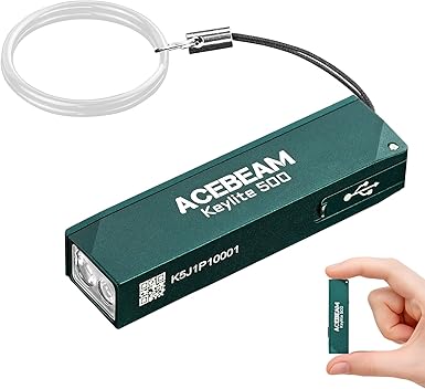 Amazon.com: ACEBEAM Keylite 500 High Lumens Keychain Flashlight ...