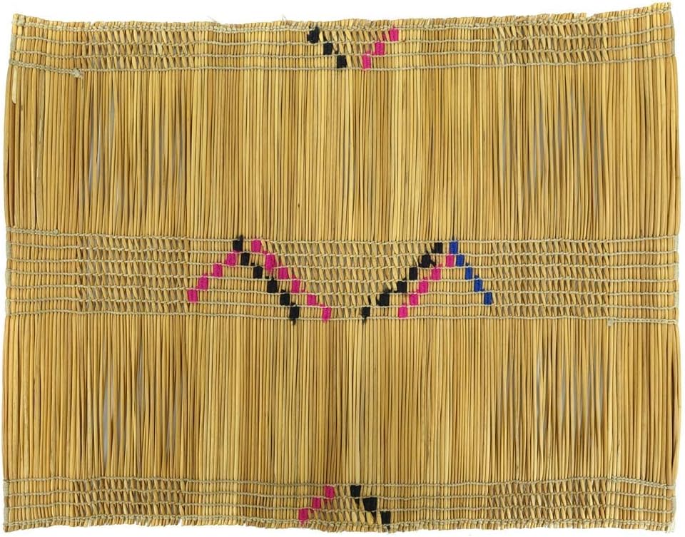 Amazon.com: Zulu Placemat or Eating Mat Izithebe Woven Embroidery ...