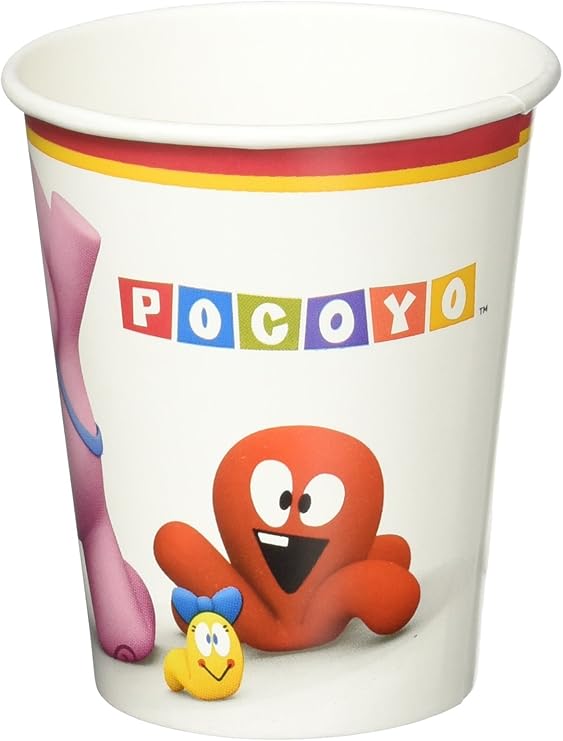 Amazon.com: Birthday Express Pocoyo Party Supplies 9 oz. Paper Cups for ...