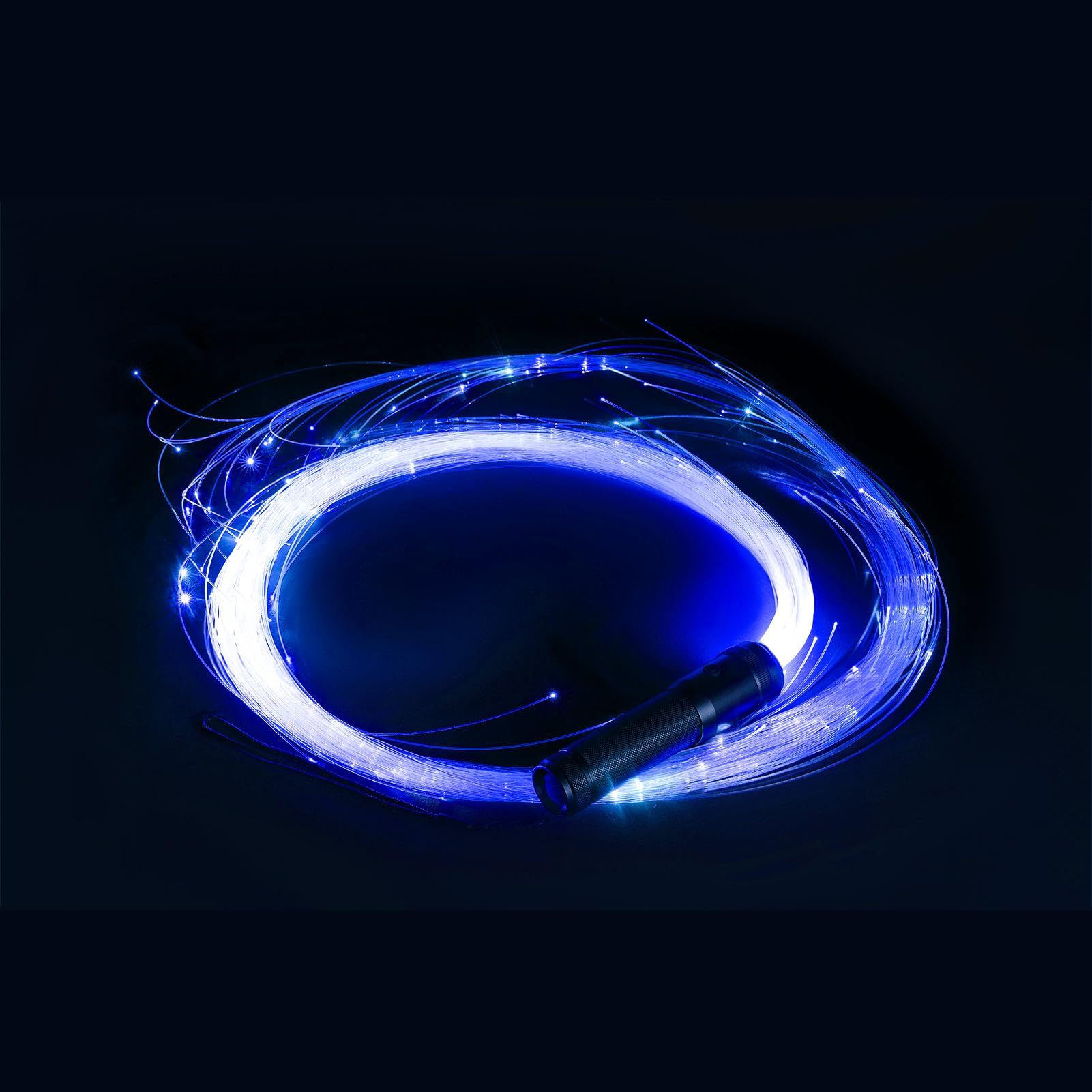 Amazon.com: Fiber Optic Dance Whip Rechargeable, AZIMOM Space Whip 6ft ...