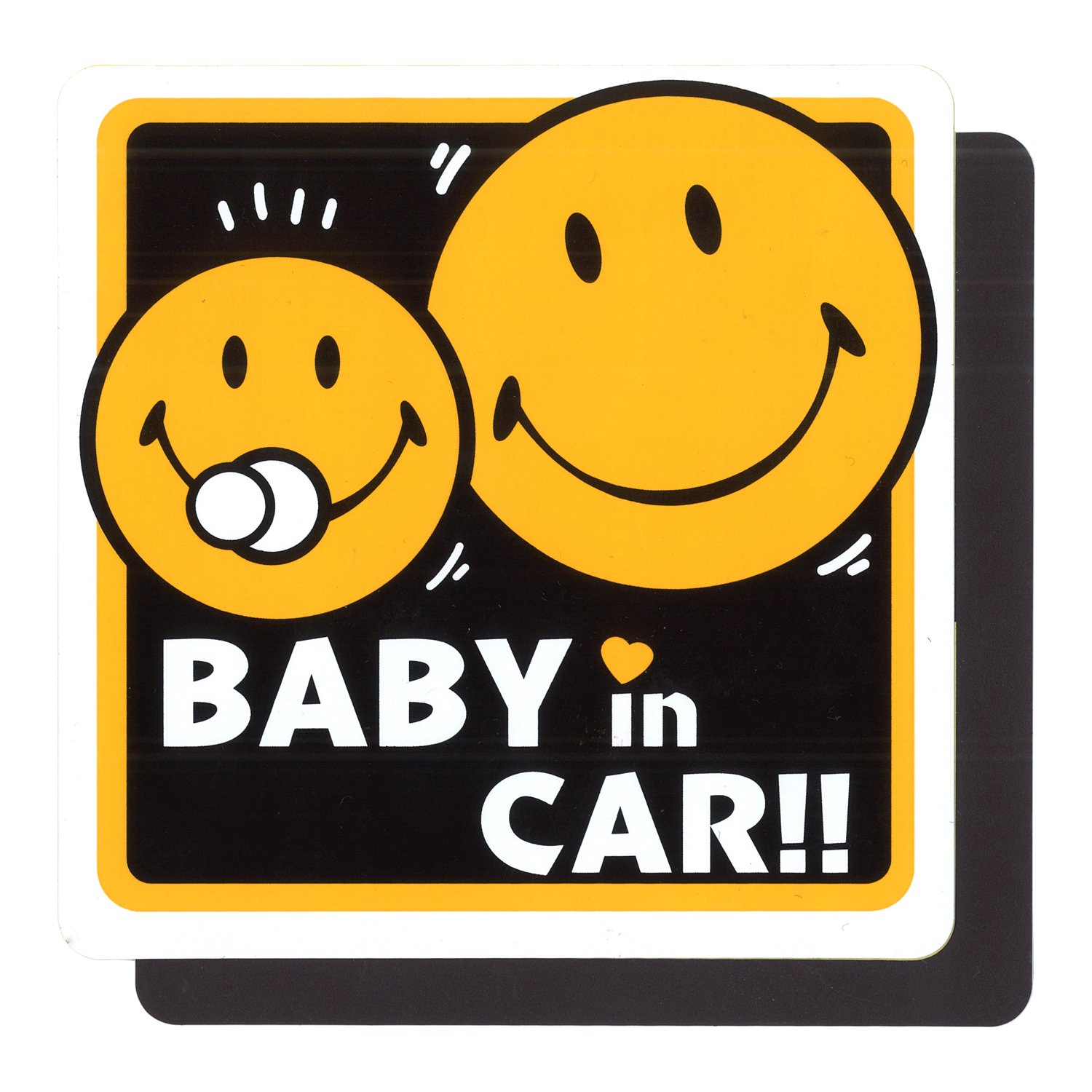 Amazon.com: [SMILEY drive sign 2WAY] SFD-07 BABY in CAR !! body sticker ...