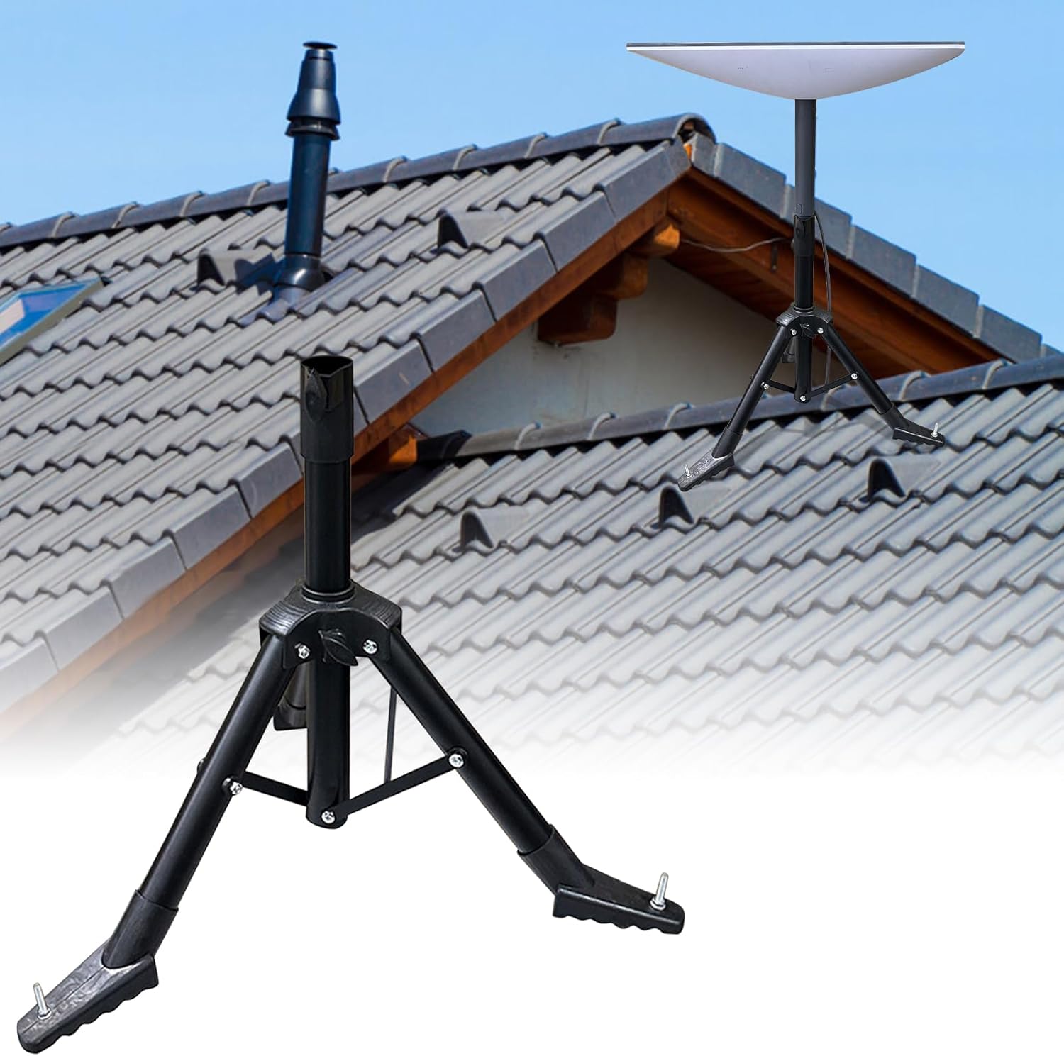 Satellite Dish Mounting Brackets for Starlink Dish,45cm Height Tripod ...