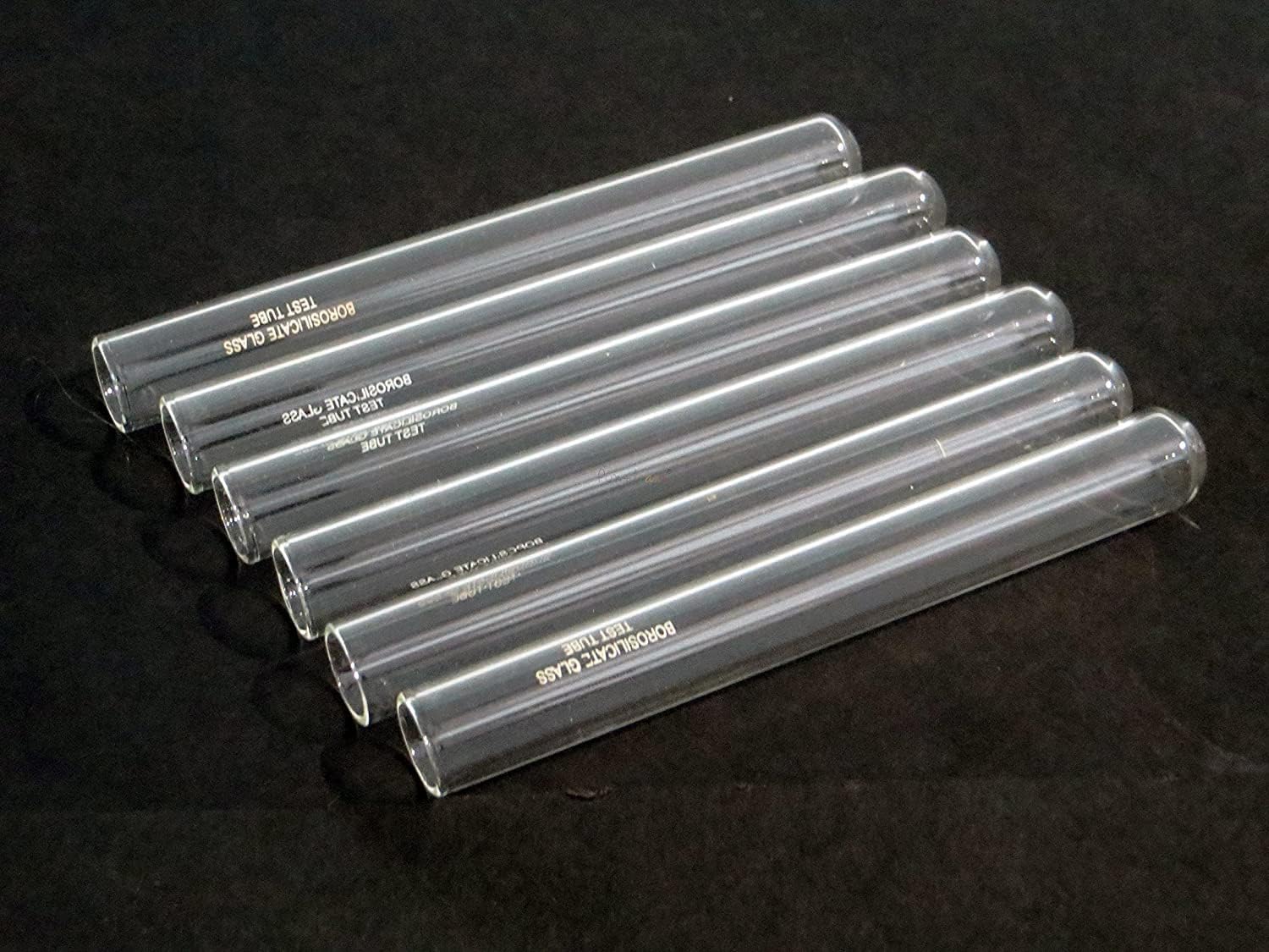 Bello 15mm X 125mm Borosilicate Glass Test Tubes with rim (Pack of 6 ...