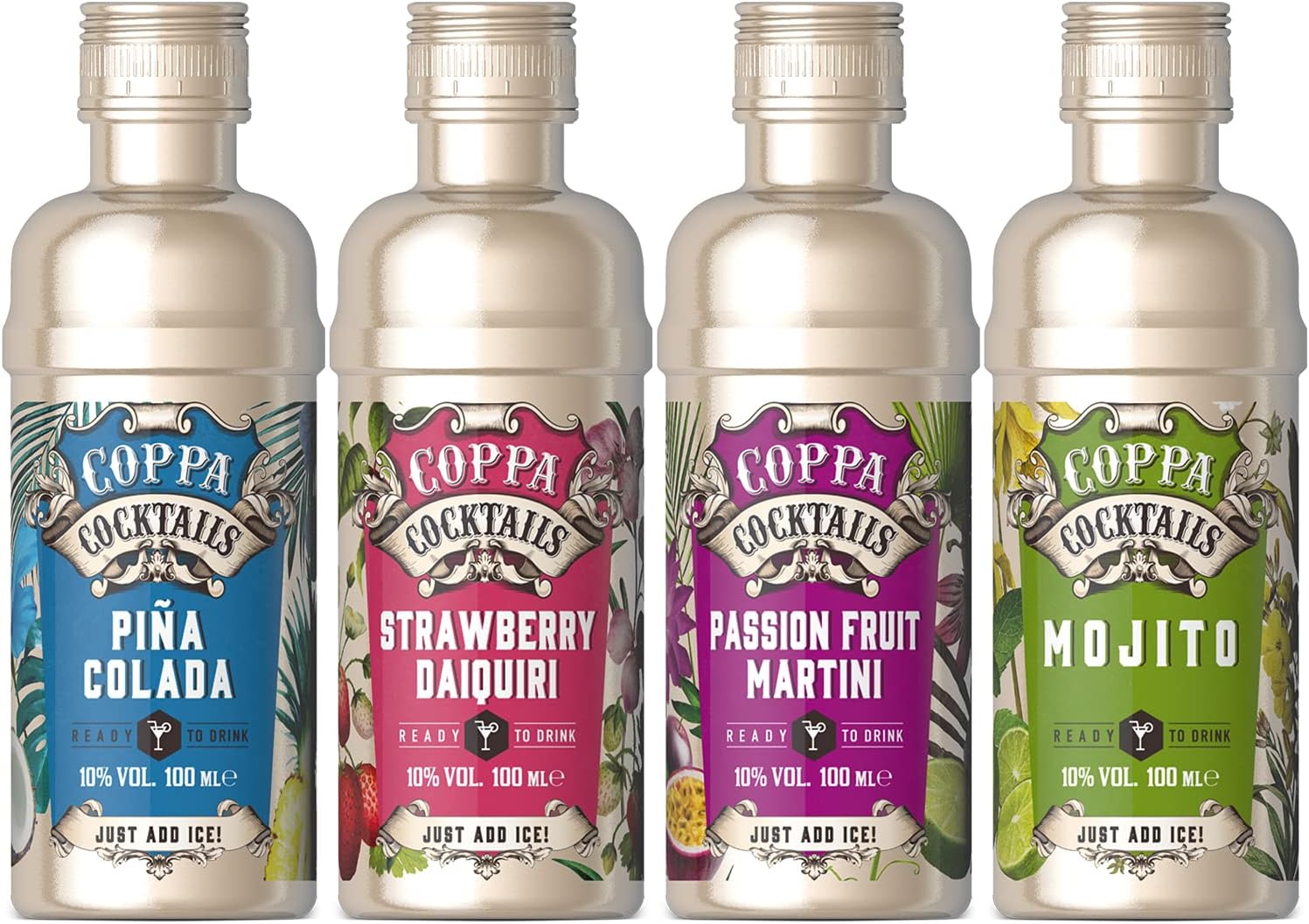 Premium Ready-to-Drink Mini Coppa Cocktails – Mojito, Strawberry ...
