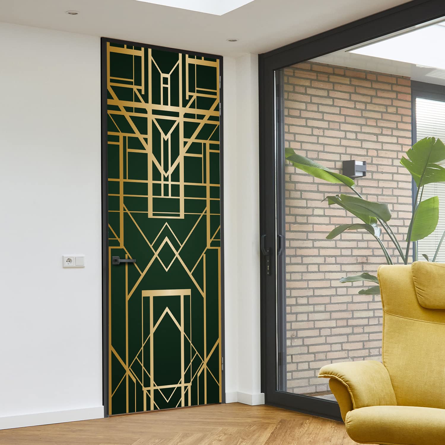 MULBEVD 3D Door Stickers Suitable for Room Decoration Wall Living Room ...