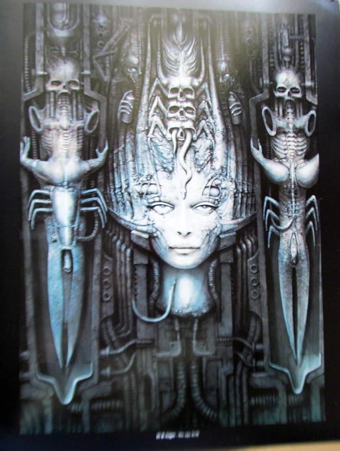 Amazon.com: H R Giger Li II Poster 15x12 Offset Lithograph: Posters ...