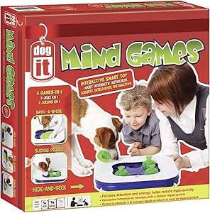 Dogit 3-in-1 Mind Games Interactive Smart Toy for Dogs, Blue : Amazon ...