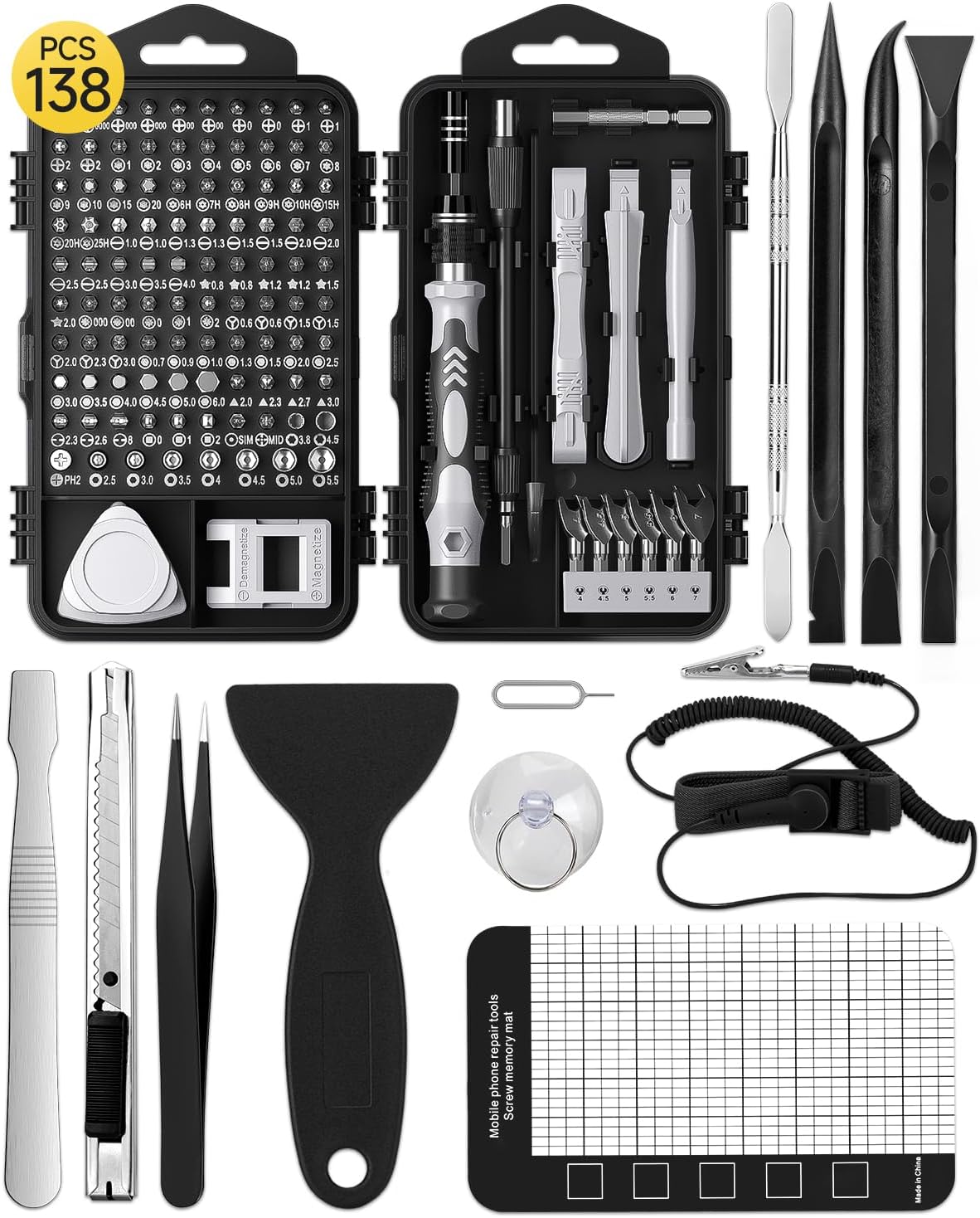 80 IN 1 Professional Computer Repair Tool Kit, Precision Screwdriver ...
