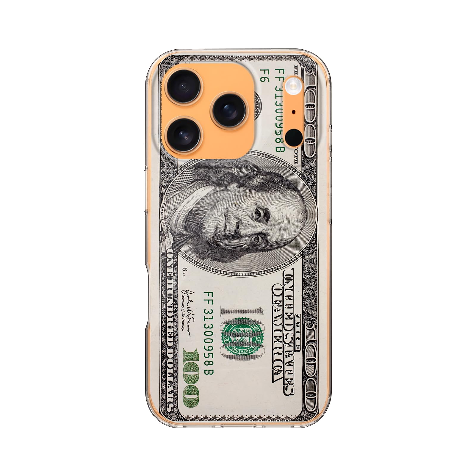 Snapklik.com : Blingys For iPhone 17 Pro Case, Fun One Hundred Dollar ...