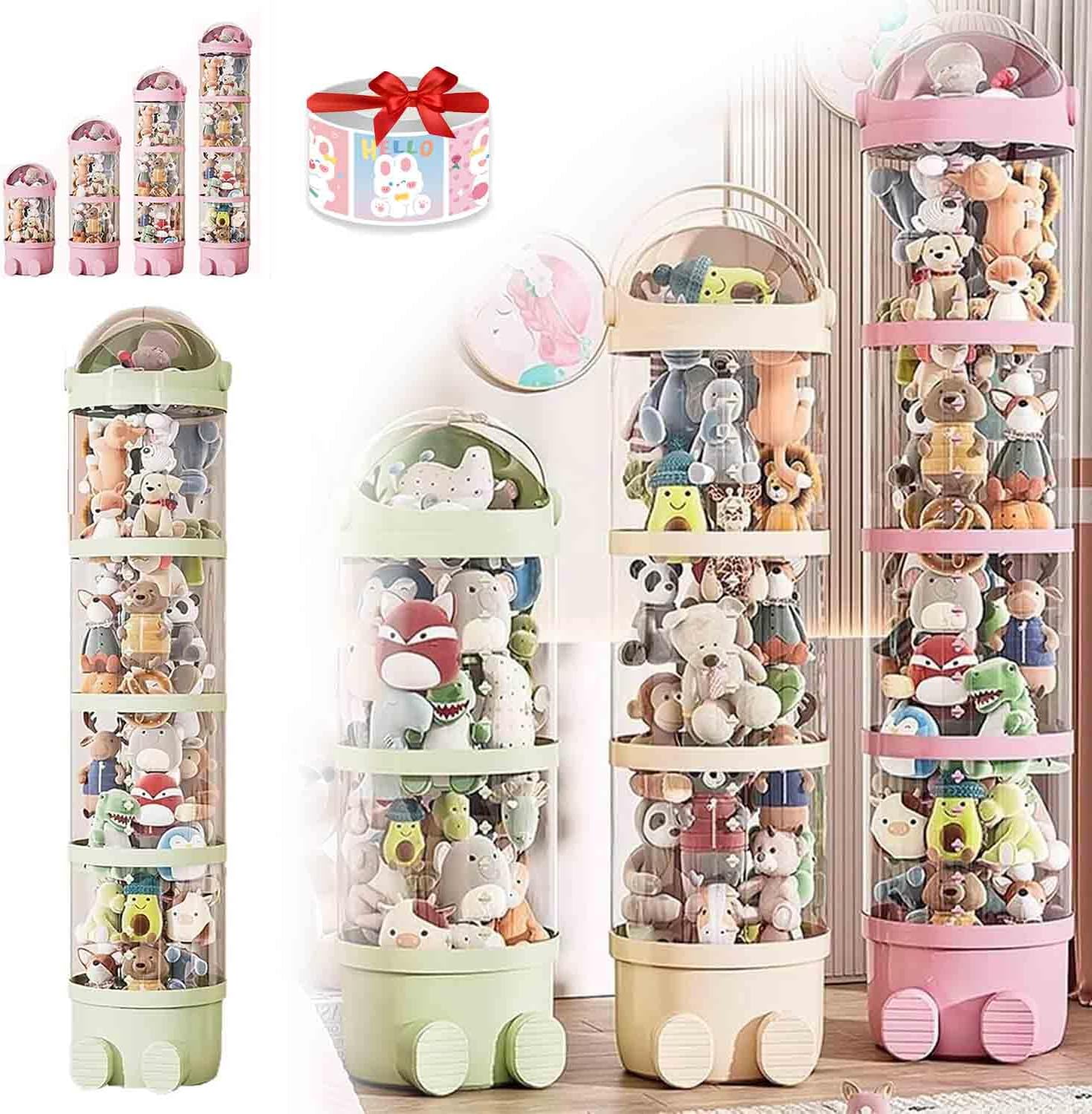Amazon.com: Vertical Toy Storage Tube, 2025 New Stuffed Animal Storage ...