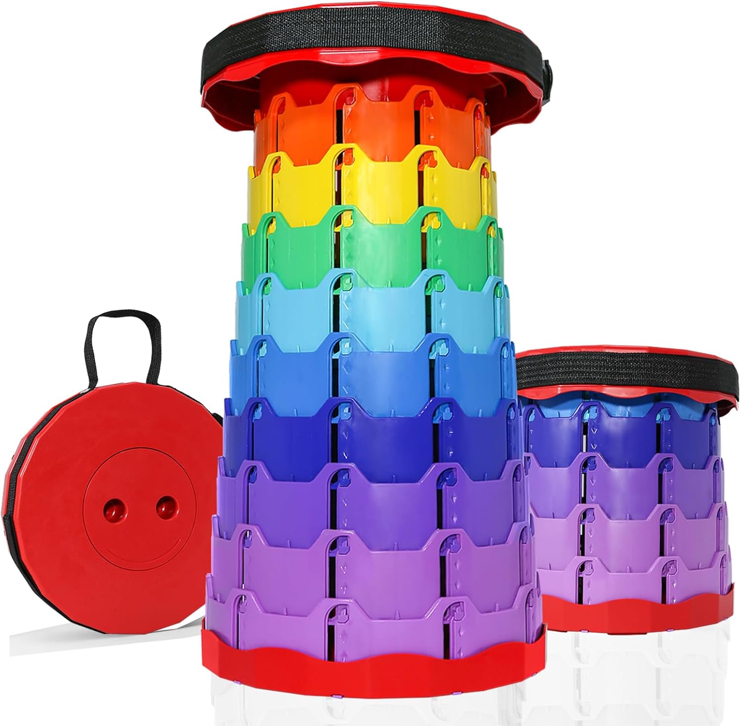 Amazon.com: RizzQi Upgraded Collapsible Stool 400LBS - Portable ...