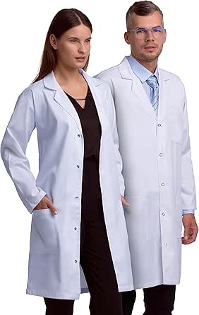 Amazon.com: Lab Coat X Lab Coat, Unisex Men Women, 40 Inch Length ...
