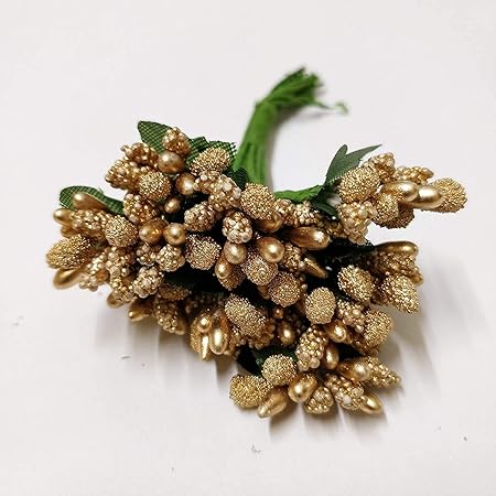 Buy VRB Dec Artificial Pollen Flowers for Art and Craft Tiara Headband ...