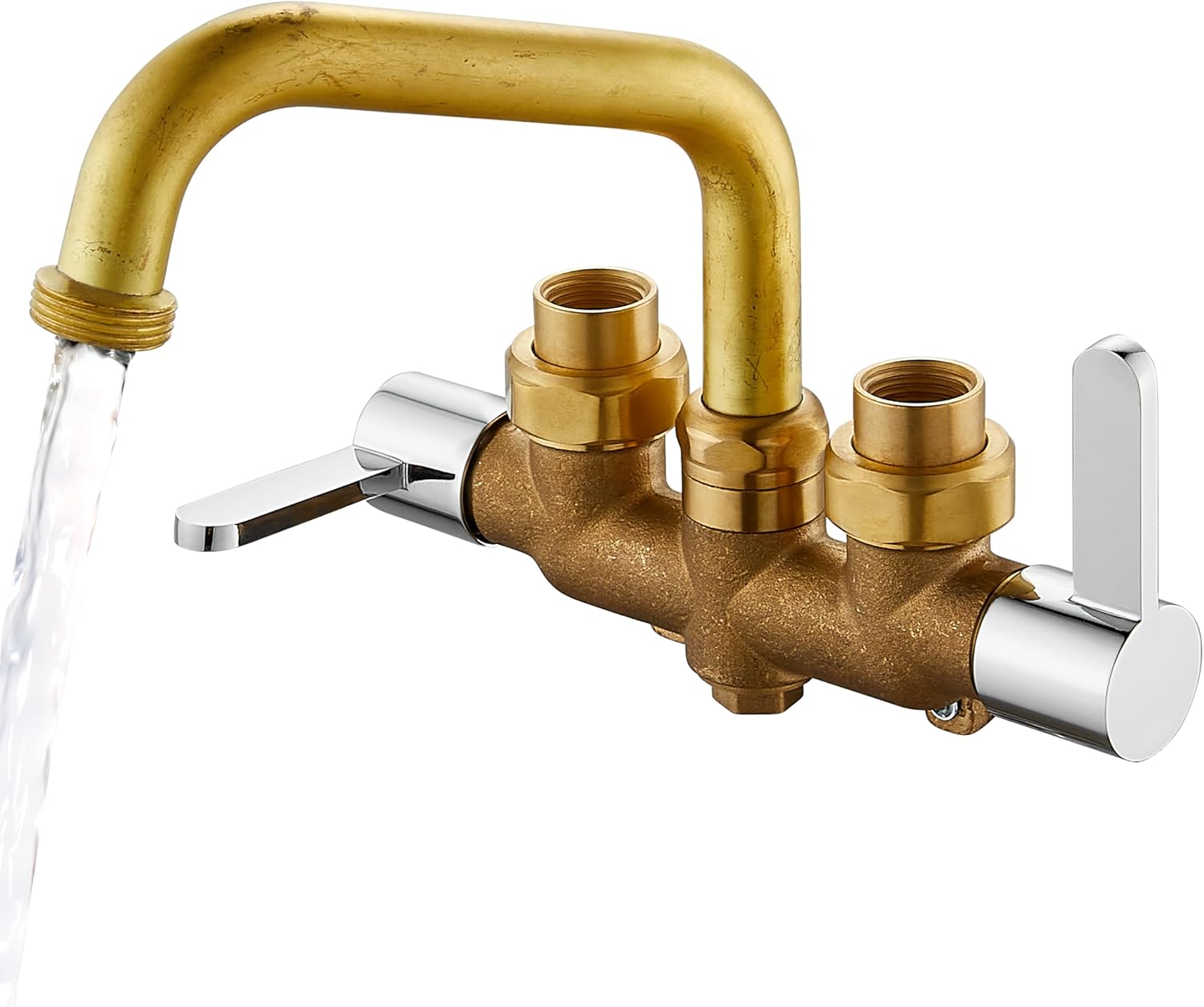 Aolemi Laundry Utility Sink Faucet Wall Mounted Laundry Tub Faucet 3 ...