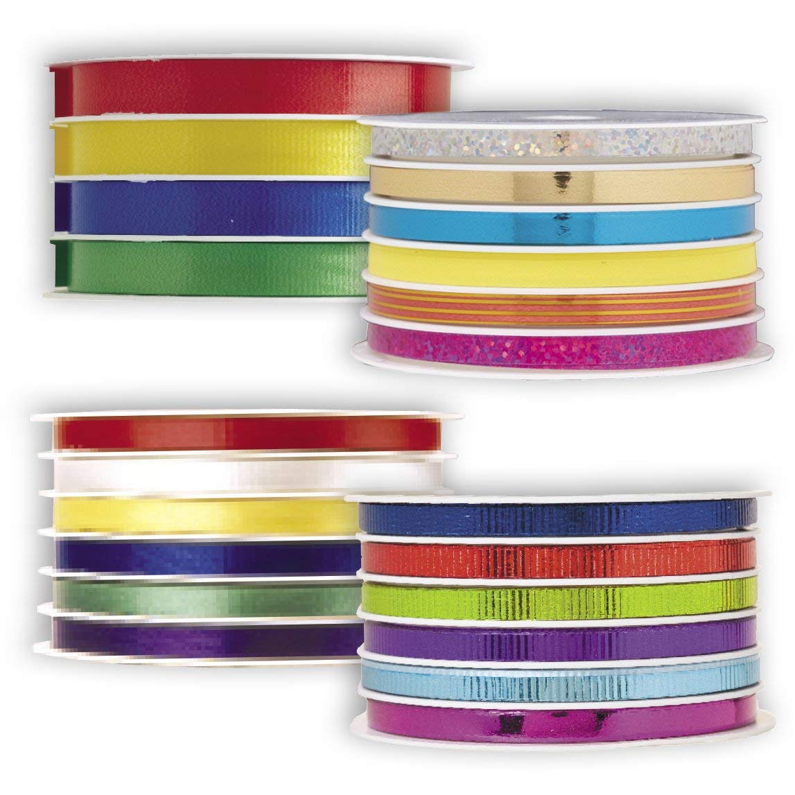 Amazon.com: Multi-Channel Ribbon Assortment, Primary (4 Spools ...