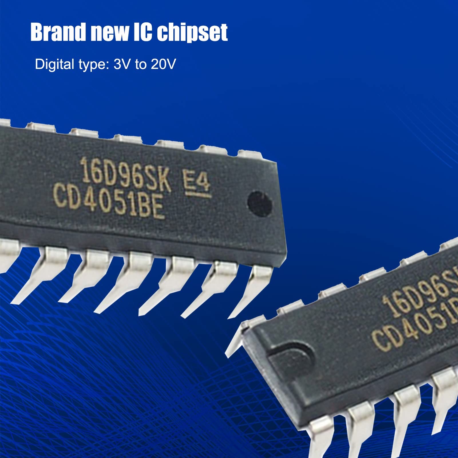Messi Megacracks 2004 10 Piezas De CD4051 4051 IC CMOS MULTIPLEX ...