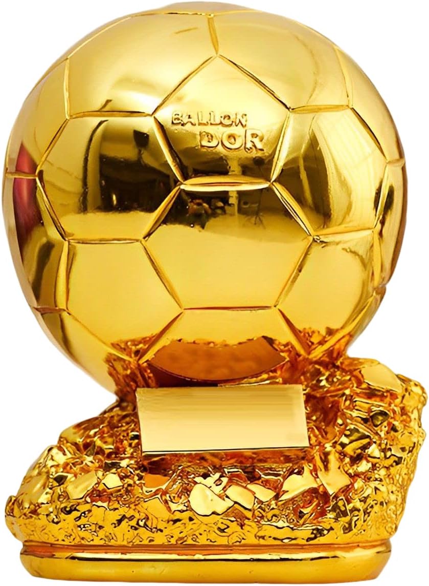 Amazon.com: Emaraxy Ballon D'or Trophy Champion Artwork, Sports League ...