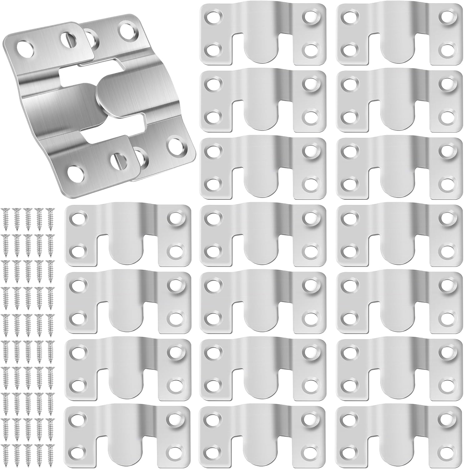 20Pcs French Cleat Hanger, Stainless Steel Interlocking Picture and ...